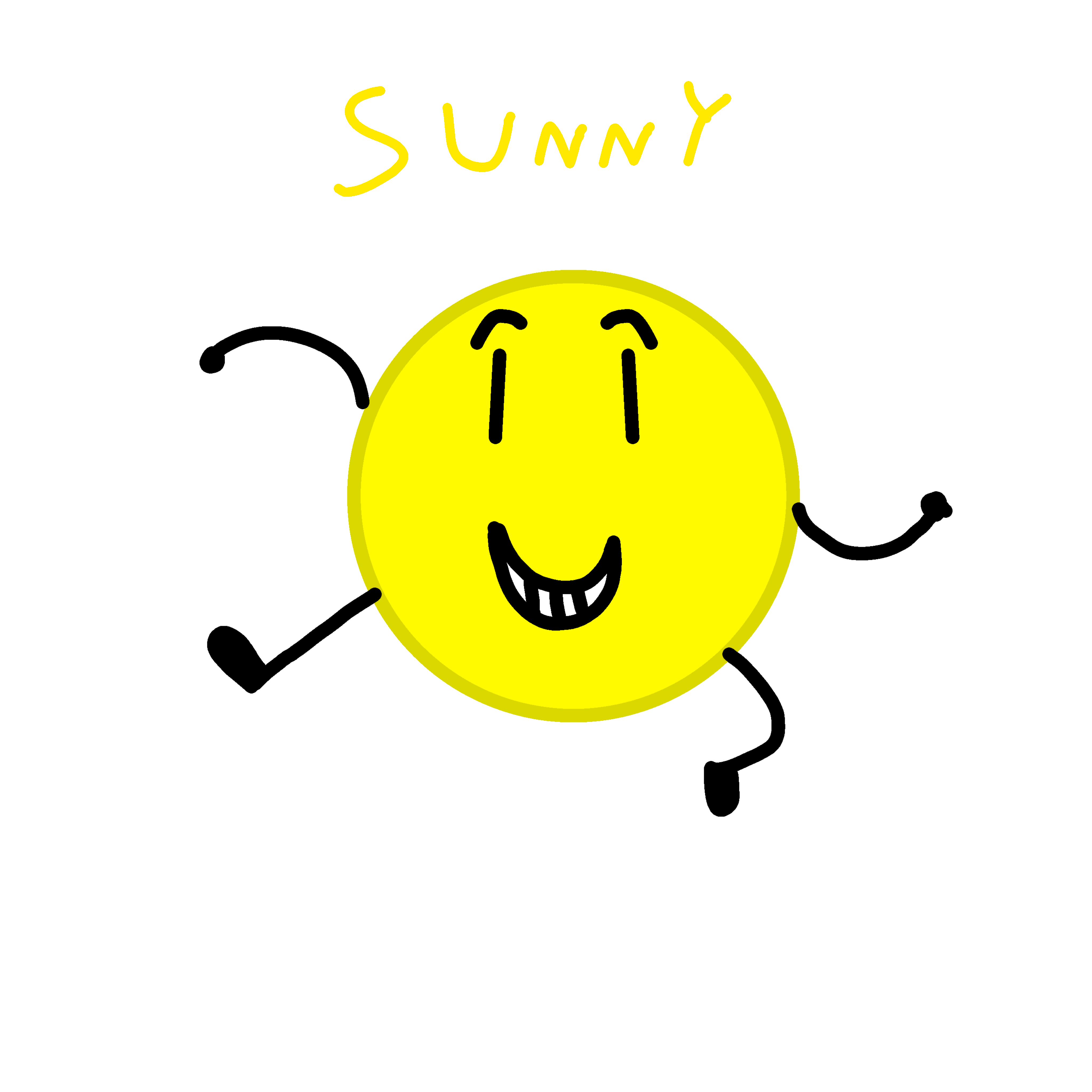 Sunny the sun for bfdi - ibisPaint