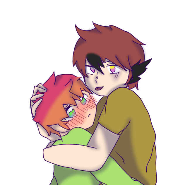 kids Griffin and L - ibisPaint