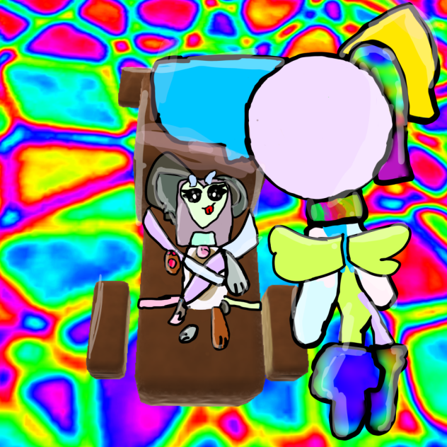 The cat and the bear - ibisPaint