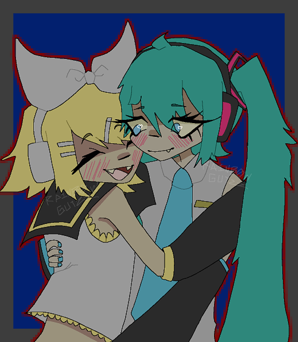 Miku X Rin - ibisPaint