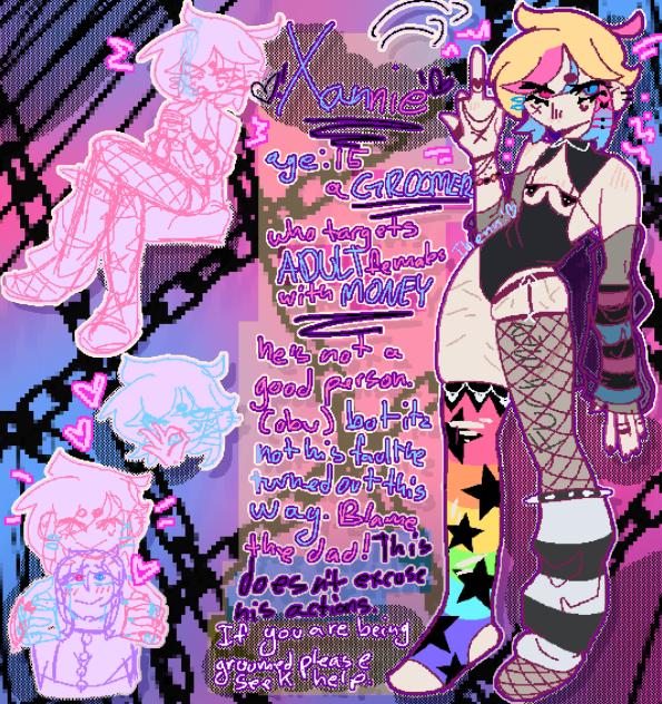 XANNIE TW SH SCARS, GROOMER - ibisPaint