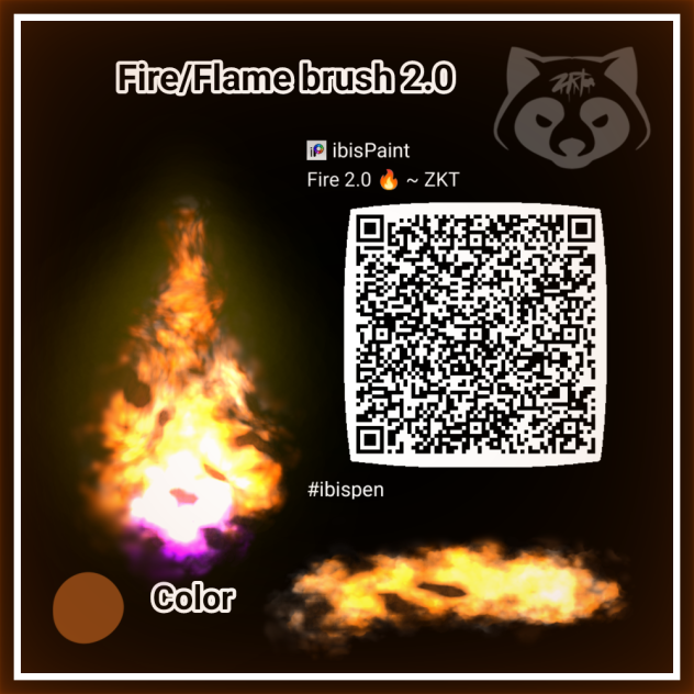 Fire Brush v2 - ibisPaint