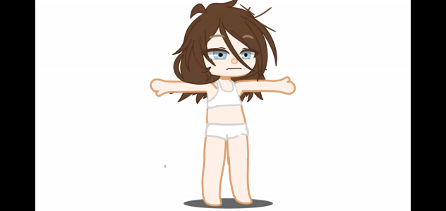 my IRL oc with my actual body type - ibisPaint