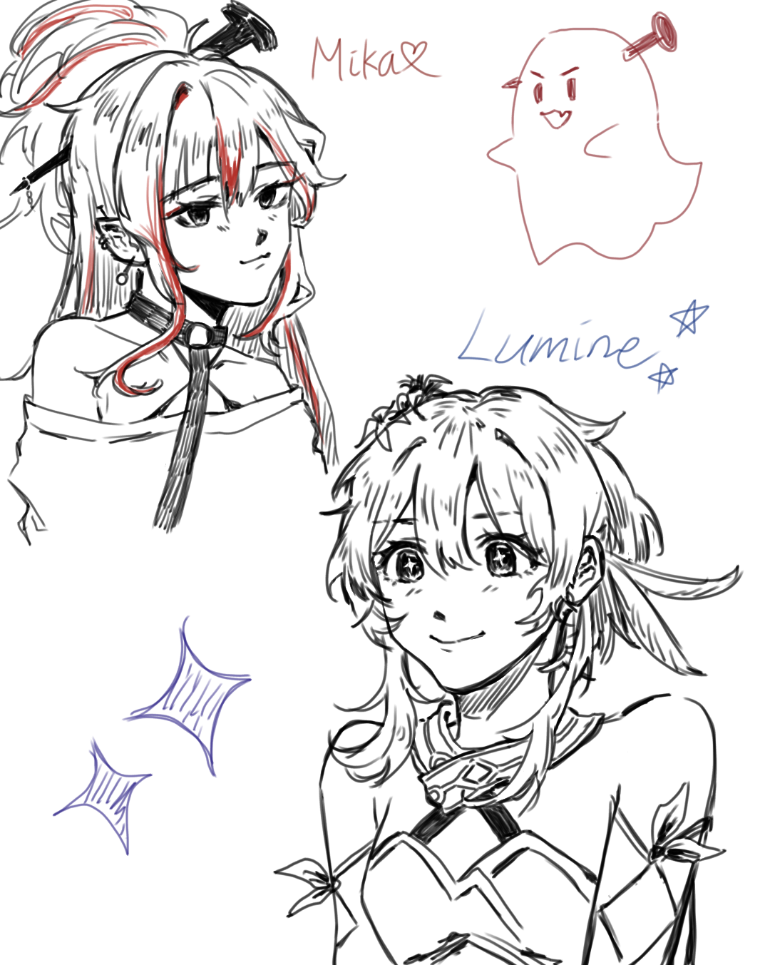 Mika & Lumine - ibisPaint