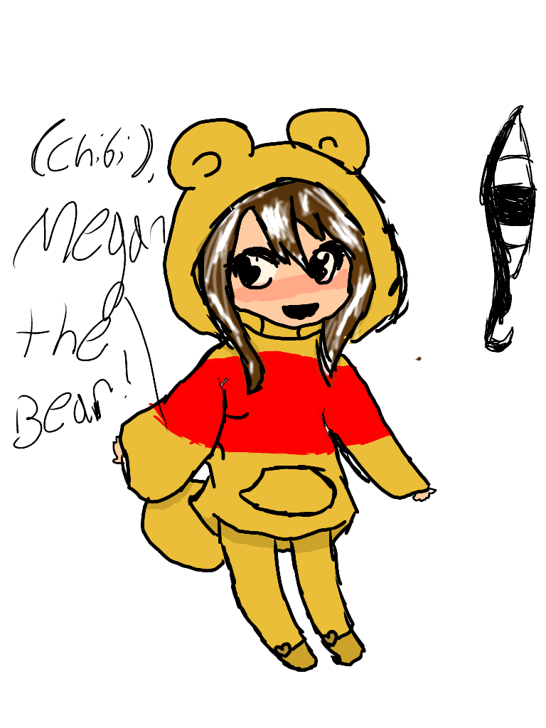 (Chibi)Megan The Bear!! - ibisPaint