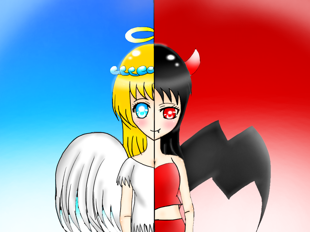 angel&devill by SantaGirl - ibisPaint