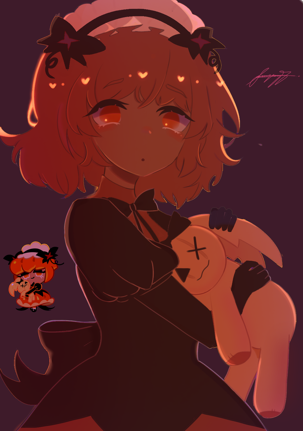 Pumpkin pie cookie fan art - ibisPaint