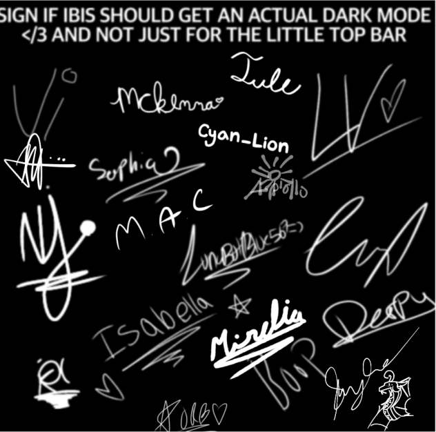 DARK MODE - ibisPaint