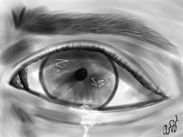 Crying eye - ibisPaint