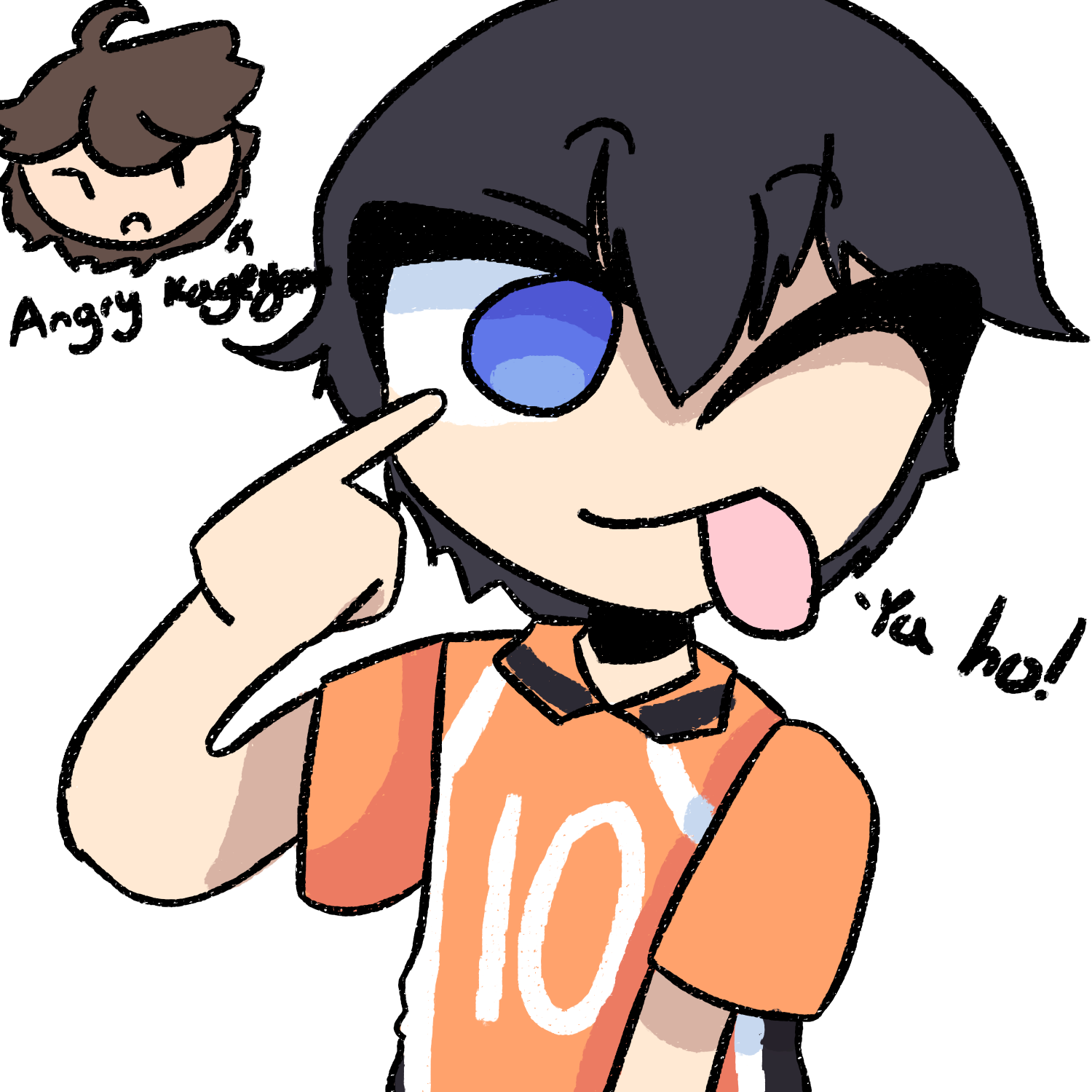 kageyama and oikawa switch bodies - ibisPaint