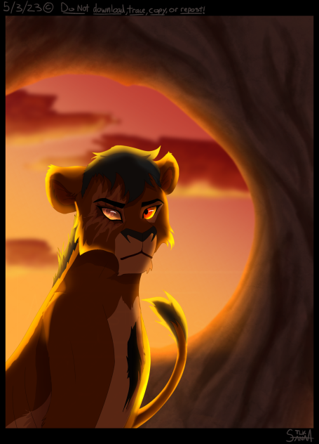 Glare [FAKE Lion King screenshot] - ibisPaint