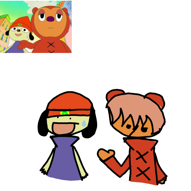 parappa y pj - ibisPaint