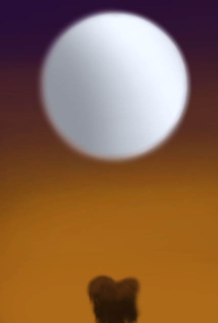 full moon - ibisPaint