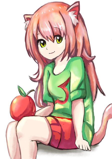 apple cat - ibisPaint