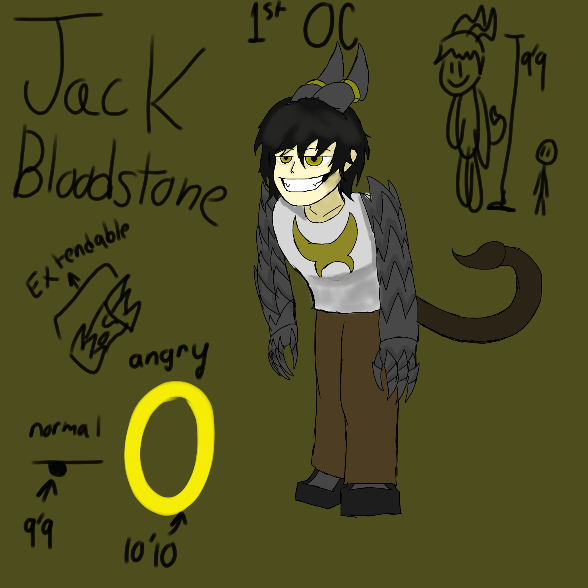 Jack Bloodstone 1st OC - ibisPaint