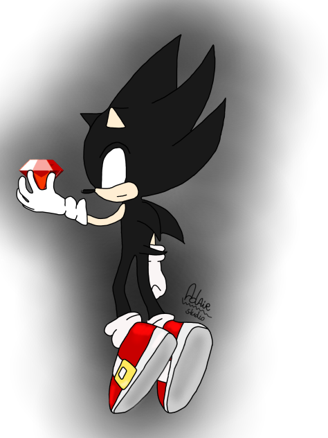 Sonic in Dark edition - ibisPaint