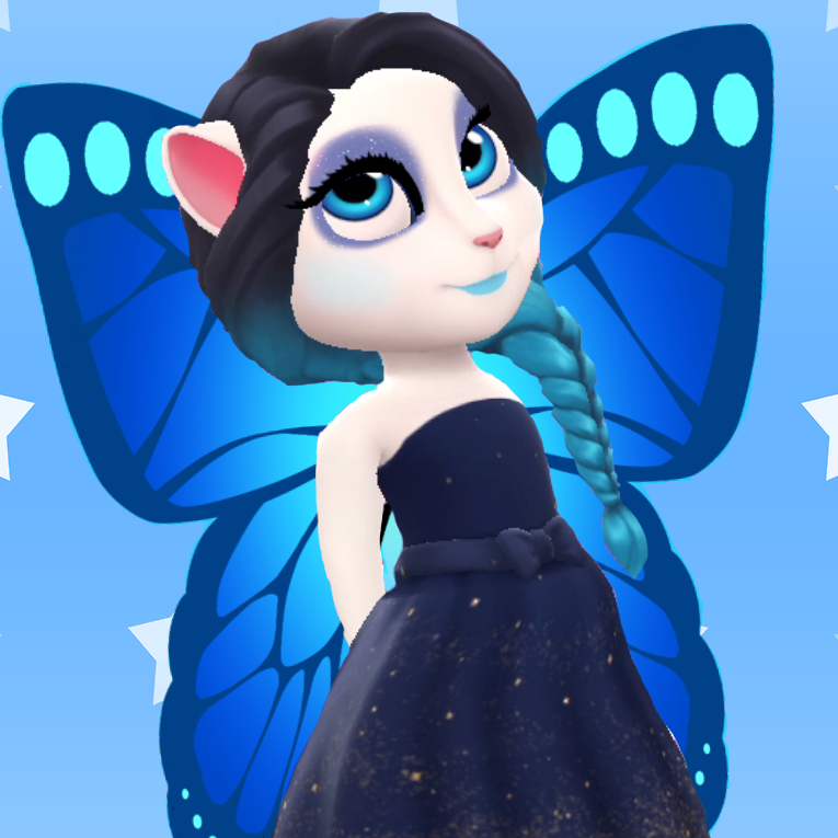 Angela 2 มีปีกสีฟ้า - ibisPaint