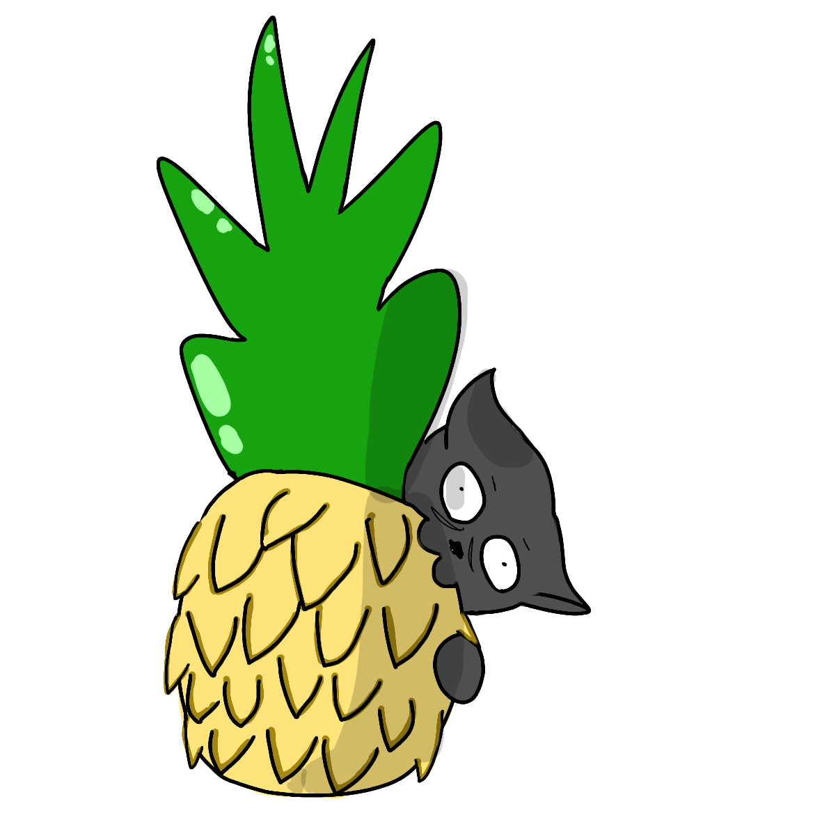 Pineapple Cat - ibisPaint
