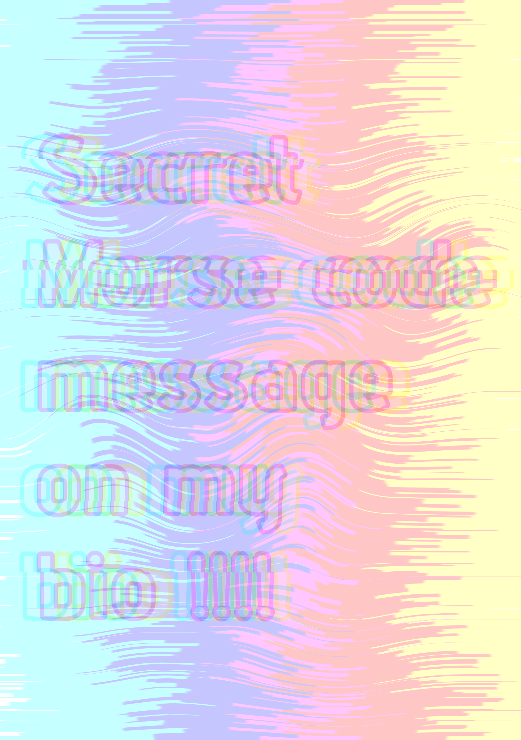 Secret messages - ibisPaint