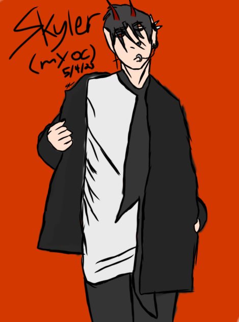 Skyler my oc - ibisPaint