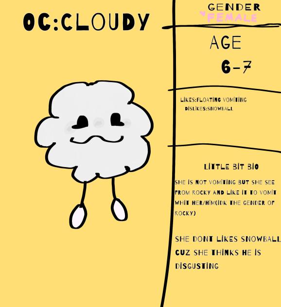 little bit about cloudy (bfdi oc) - ibisPaint