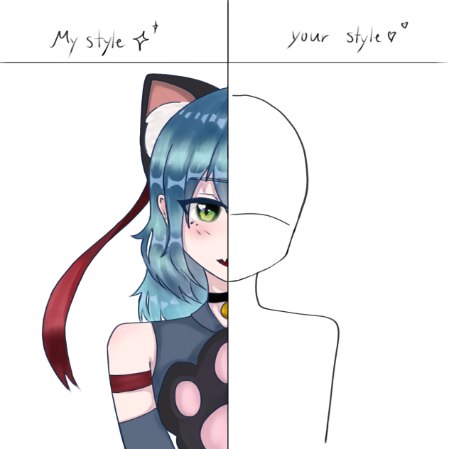 Collaboration cat - ibisPaint