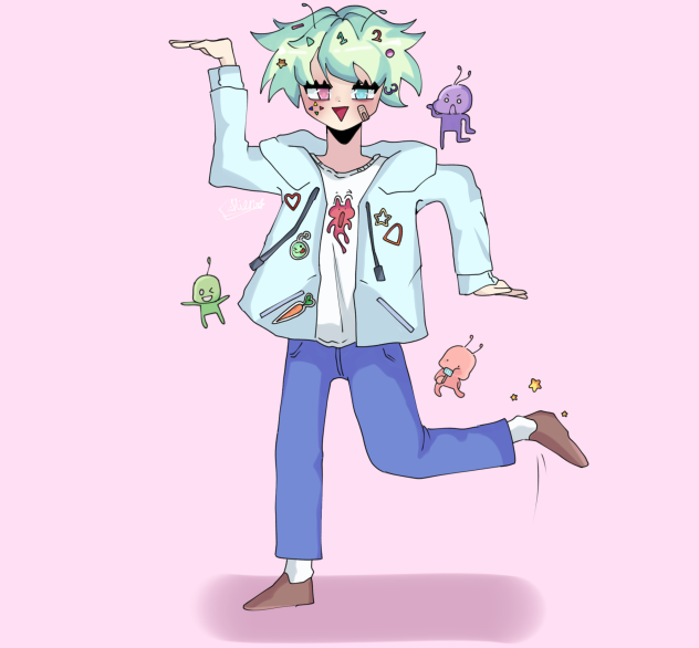 Alien guy - ibisPaint