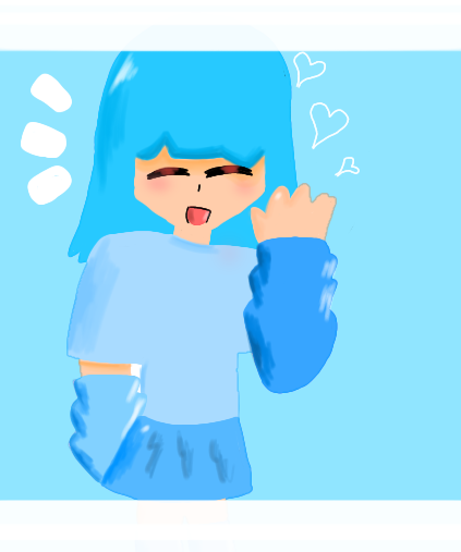 blue girl - ibisPaint