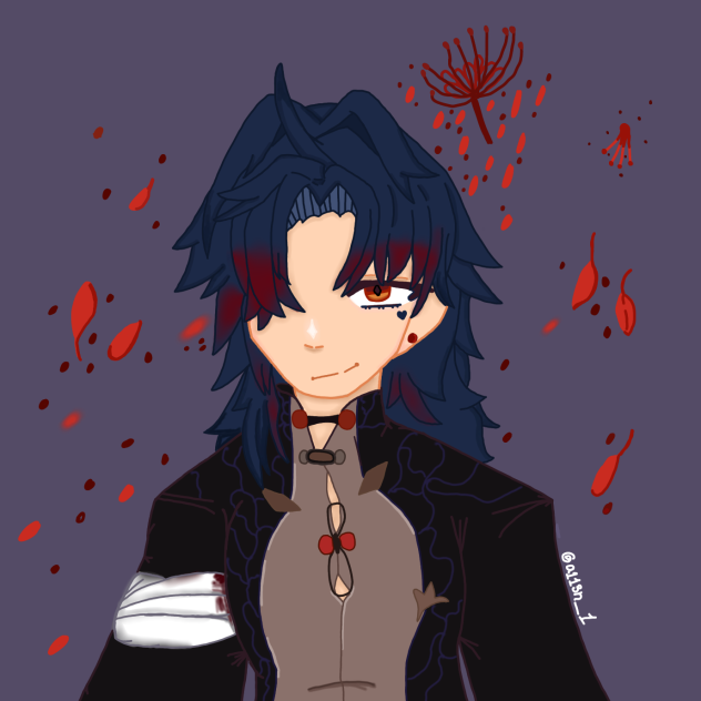 Blade smiling Hsr - ibisPaint