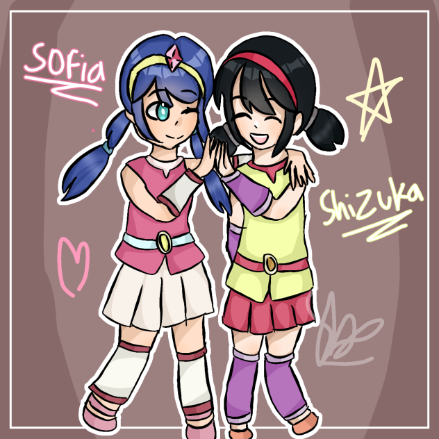Sofia and Shizuka! - ibisPaint