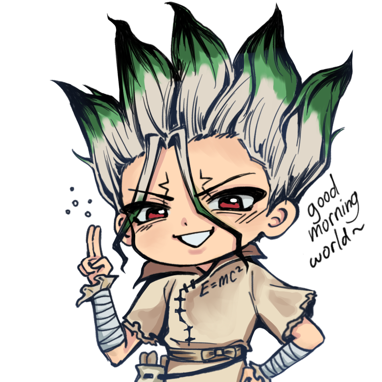 uhh Senku Ishigami Dr Stone - ibisPaint