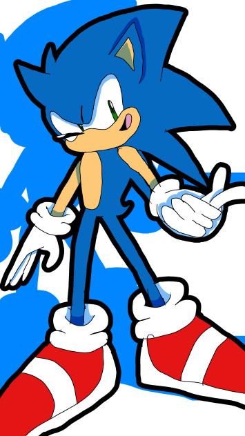 Sonic got style - ibisPaint