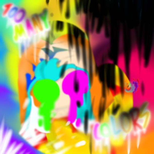 TOO MANY COLORS - ibisPaint