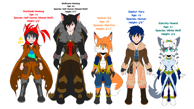 redrew some old ocs - ibisPaint