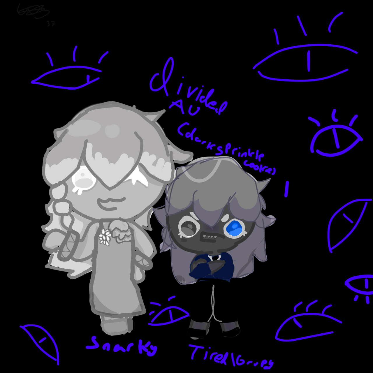 My oc but in the divided AU - ibisPaint