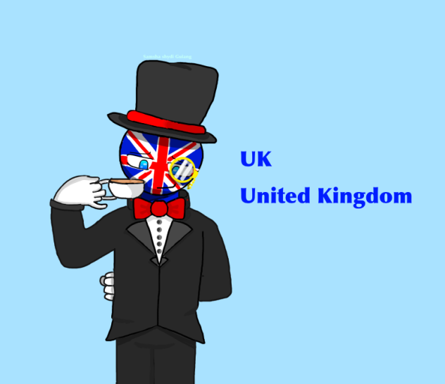 Countryhumans UK United Kingdom - ibisPaint