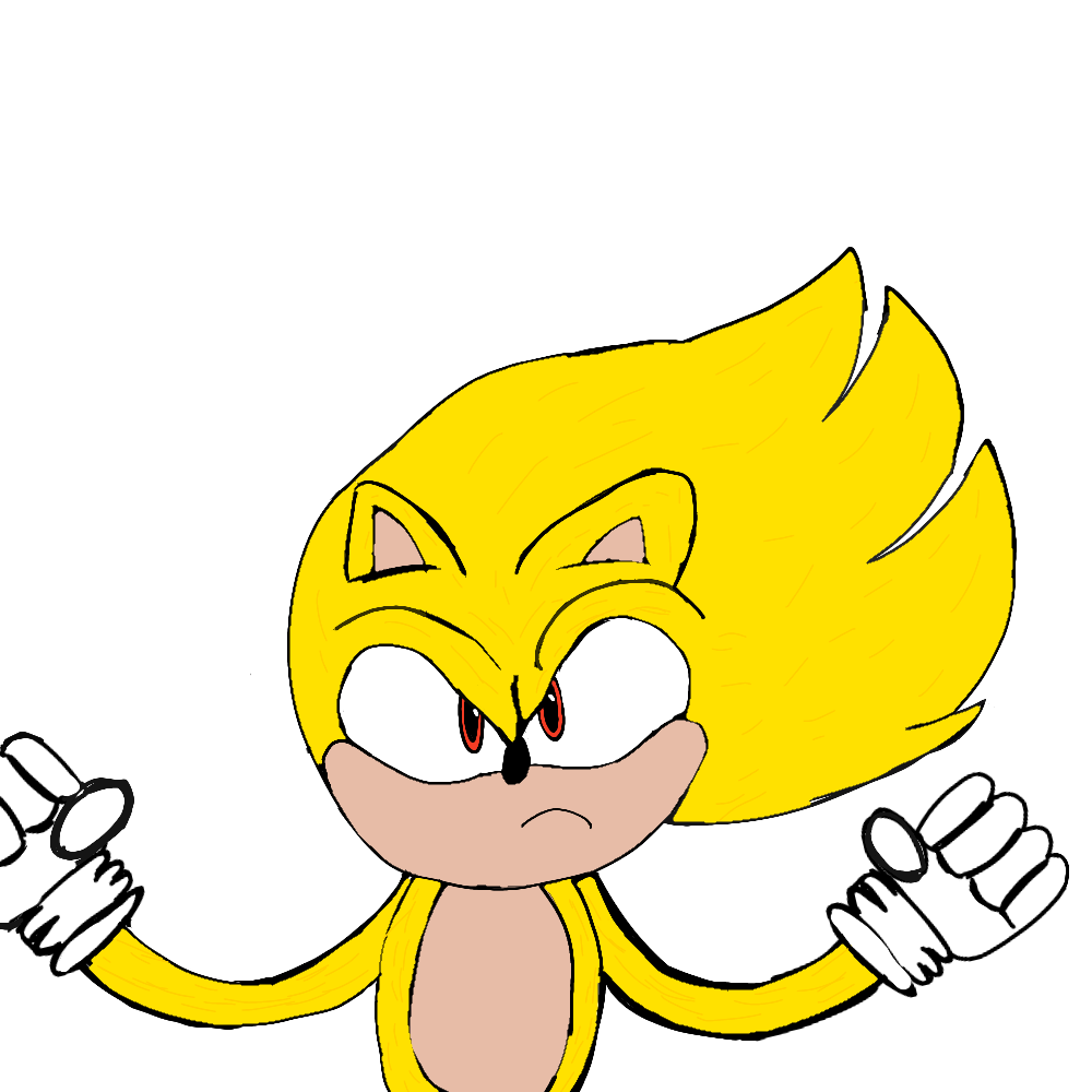 Movie Super Sonic - ibisPaint