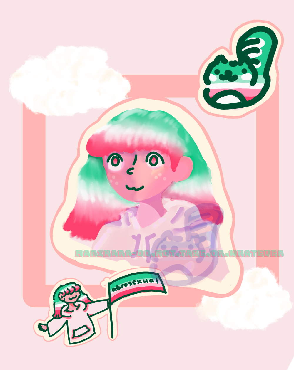 Abrosexual… maybe. I dont know pls help - ibisPaint