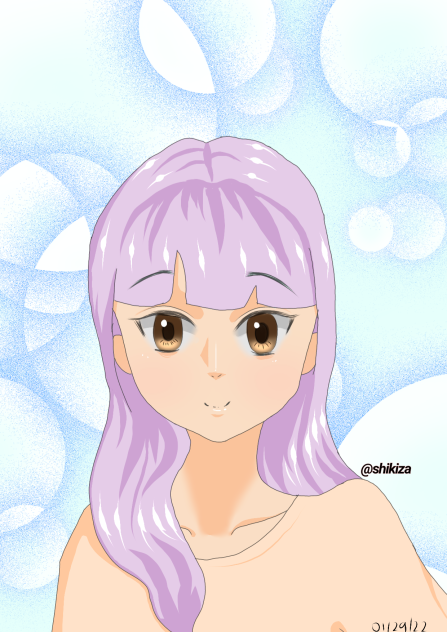 simple girl - ibisPaint