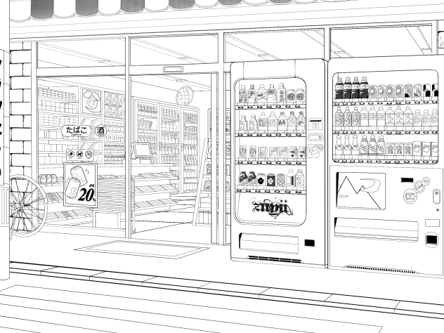 Convenience store - ibisPaint
