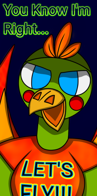 Pippy the Animatronic Parrot - ibisPaint