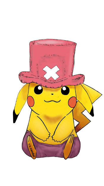 pikachu one piece - ibisPaint