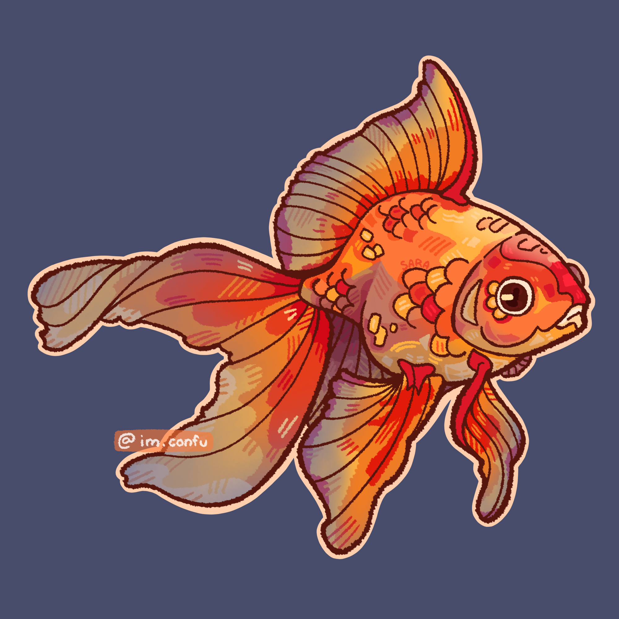 Goldfish - ibisPaint