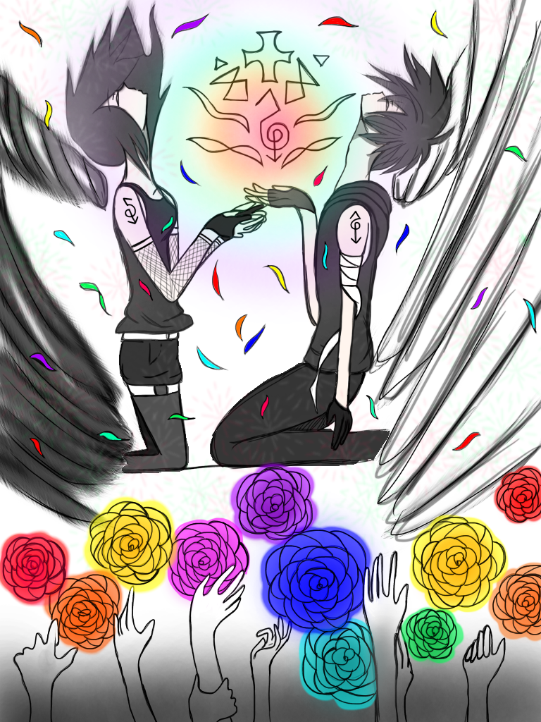 Rainbow Angelz - ibisPaint