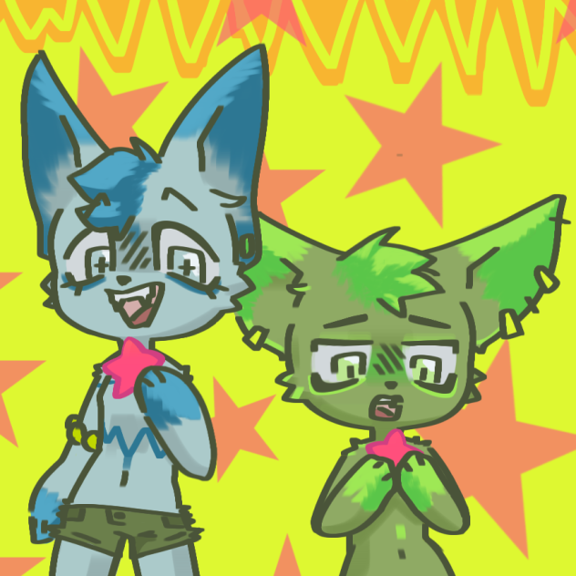 cats and stars - ibisPaint