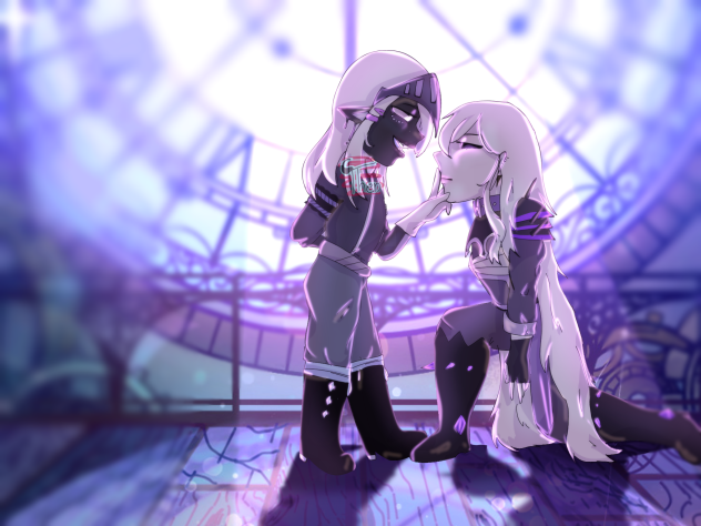 A knight and his lover - ibisPaint