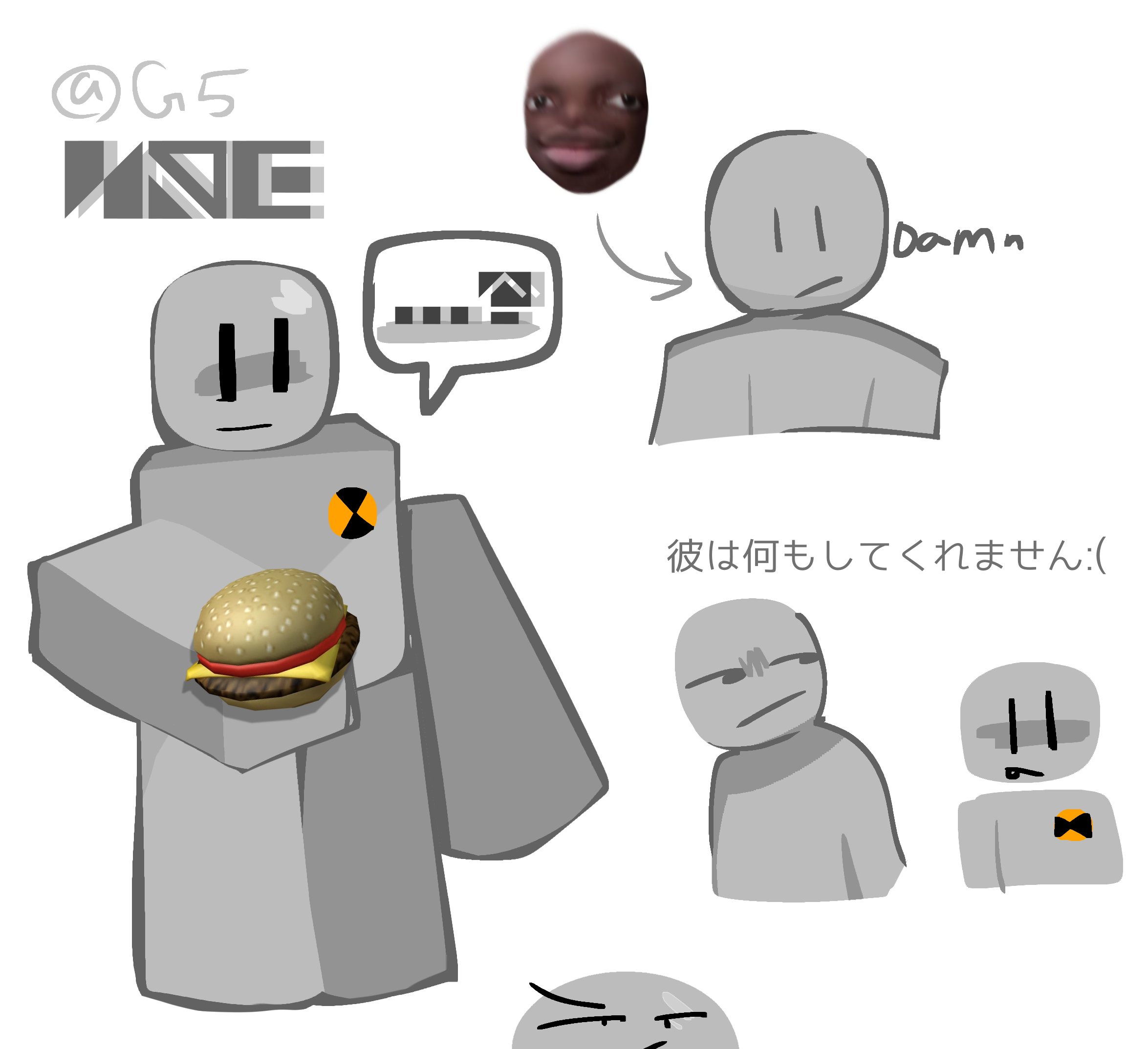 NPC from roblox - ibisPaint
