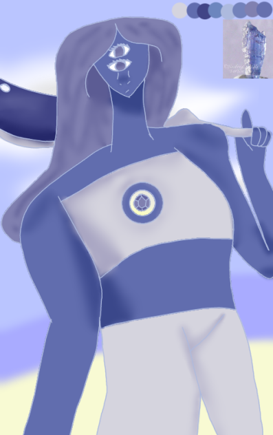 Jeremejevite, gemsona - ibisPaint