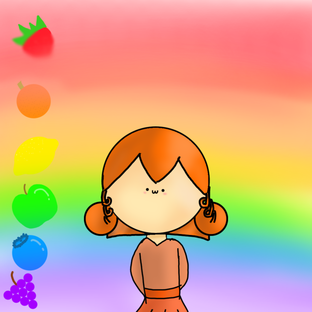 Fruit people orange - ibisPaint