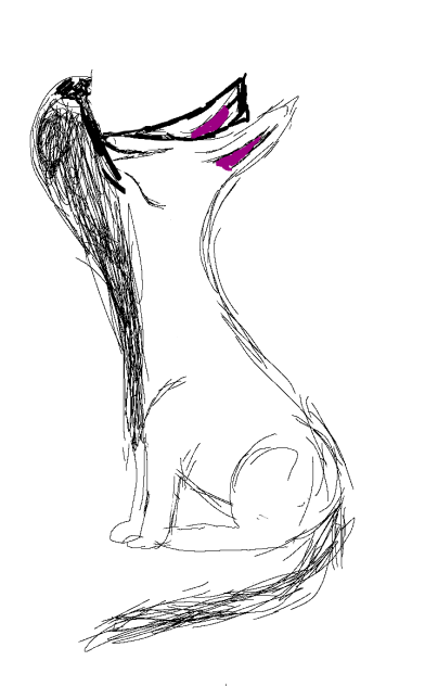 wolf howling - ibisPaint